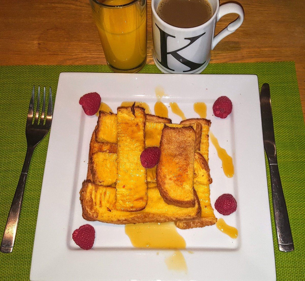 French Toast Stack with Maple Syrup | THE WEE CALEDONIAN COOK