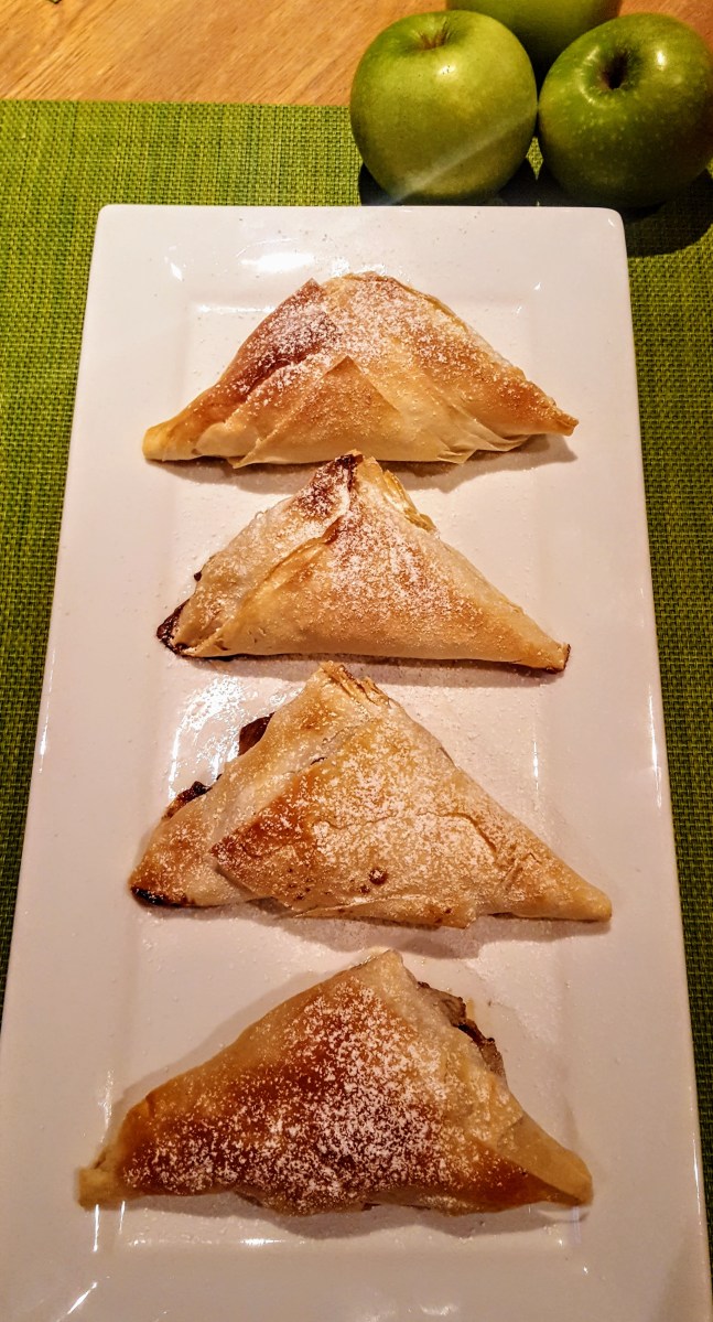 Apple & Raisin Filo Parcels | THE WEE CALEDONIAN COOK