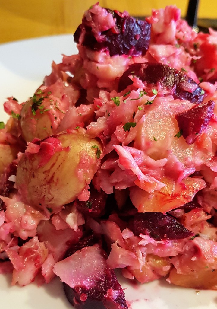Smoked Haddock, Beetroot & Potato Hash | THE WEE CALEDONIAN COOK